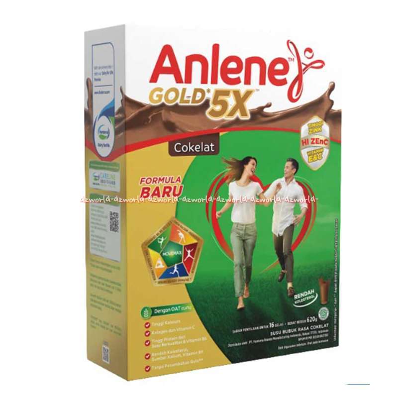 Jual Anlene Gold Plus 620gr Original Coklat Vanila Susu Anline Susu ...