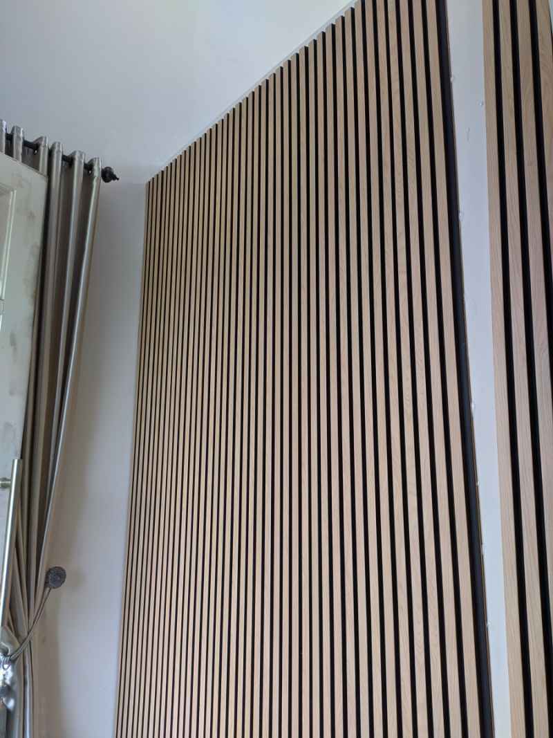 Jual Wall Panel Triangle5 Bar I17 - Soft Maple - Panel Dinding Di ...