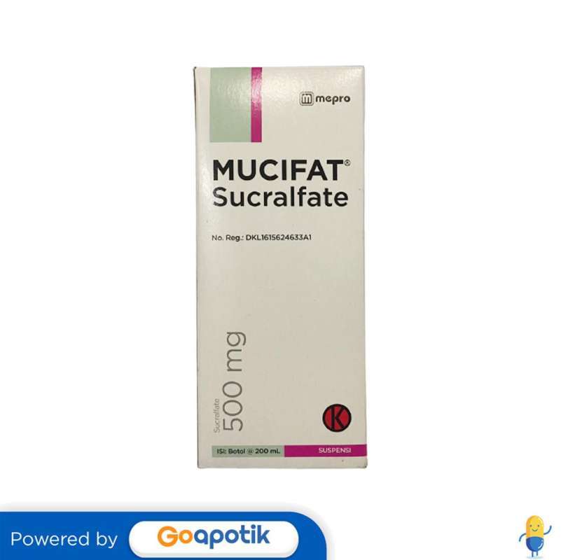 Jual MUCIFAT 500 MG/5 ML SUSPENSI 200 ML di Seller Apotek Ulina Farma ...
