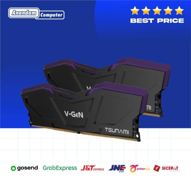 Jual RAM V-GeN RAM DDR4 TSUNAMI 8GB 3200MHz CL16 VGEN LONGDIMM di ...