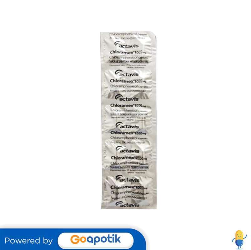 Jual Chloramex 500 Mg Strip 10 Kapsul Di Seller Apotek Naxta Care ...