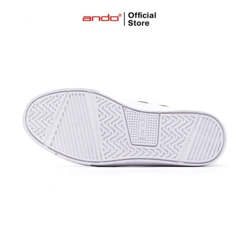 Promo Ando Official Sepatu Sneakers Deki High Pria Dewasa - Hitam/putih ...