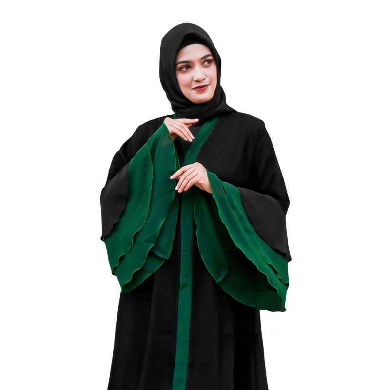Jual Baju Abaya Hitam Turki Gamis Maxi Dress Bahan Jetblack - Salaf ...