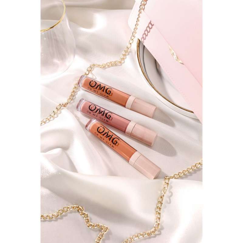 Jual OMG OH MY GLAM Matte Kiss Lip Cream Socialite Edition - Lip Cream ...