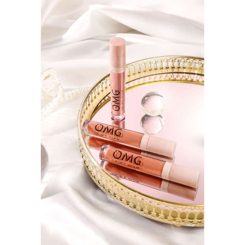 Jual OMG OH MY GLAM Matte Kiss Lip Cream Socialite Edition - Lip Cream ...