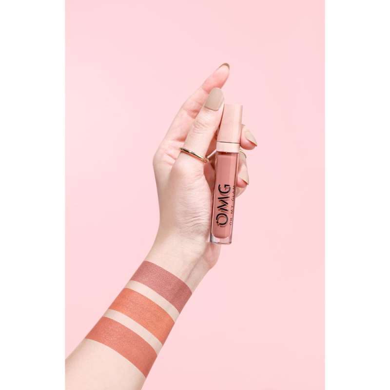 Jual OMG OH MY GLAM Matte Kiss Lip Cream Socialite Edition - Lip Cream ...