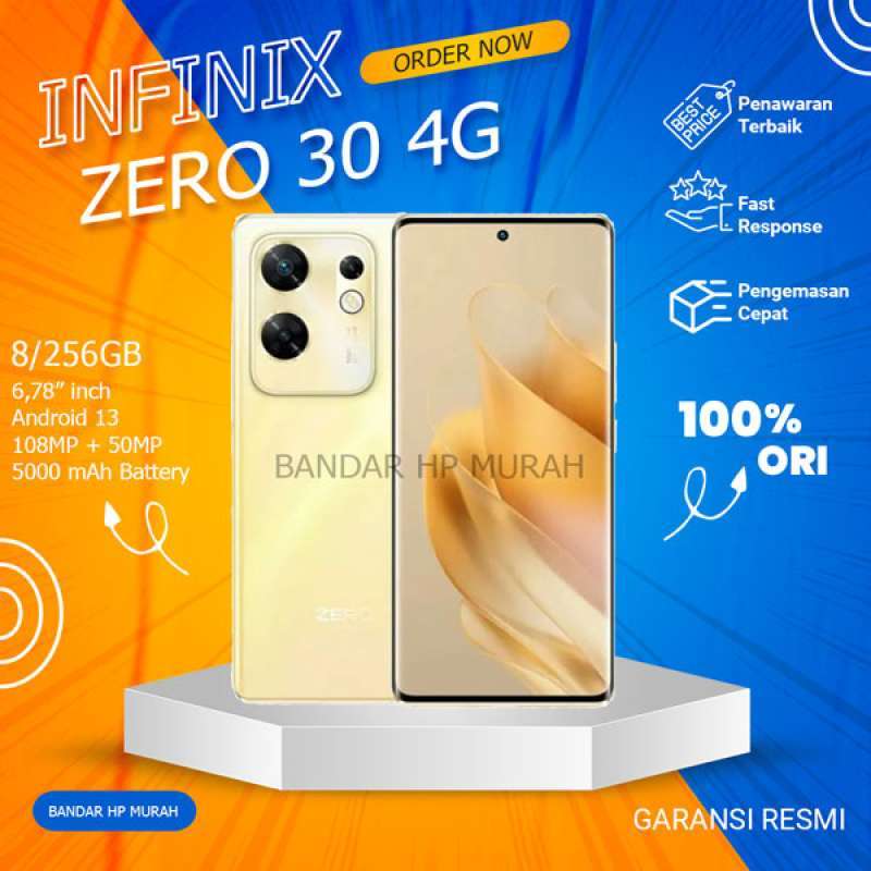 Jual Infinix Zero 30 4G 8/256GB Up to 16 GB Extended RAM 3D Curved ...