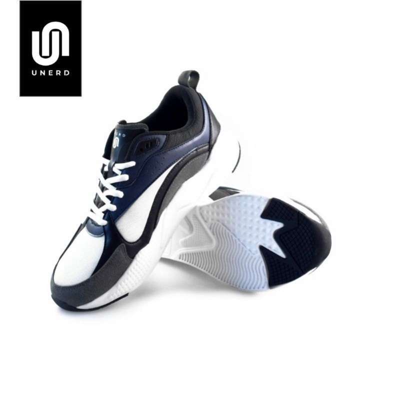 Jual UNERD Official - Yukkuri Navy Blue | Sepatu Sneakers Casual Pria ...