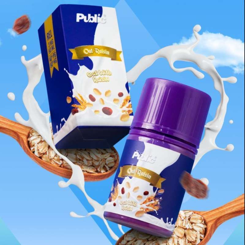 Jual Oat Raisin 60ml Oats With Raisin Milk Liquid Public Distribution ...