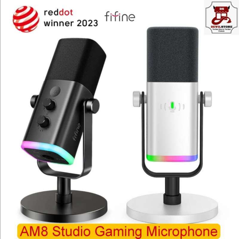 Jual Fifine AM8 Dynamic Studio Recording Microphone Broadcast Mic ...