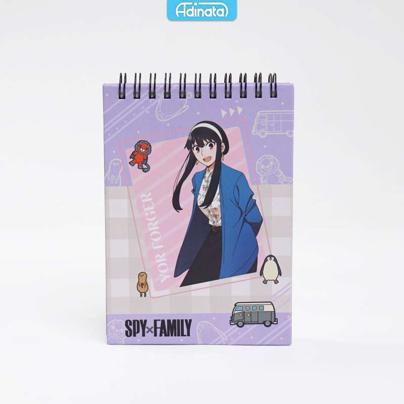 Jual Spy X Yor A6 Memo Spiral Notebook 2331-4335 - Adinata / Buku ...