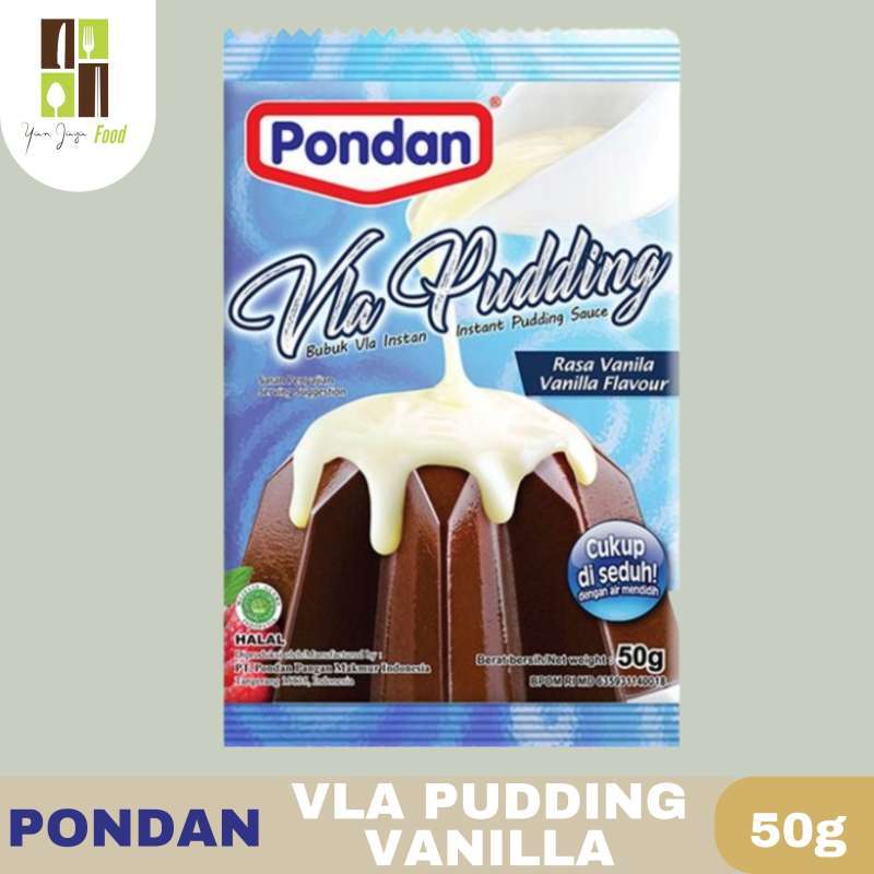 Jual Pondan Vla Pudding / Bubuk Vla Instan / Vanila / Cokelat 50g ...