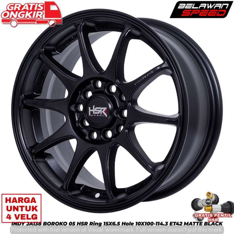Promo Pelek Mobil Modifikasi Velg Mobil Racing Ring 15 Pcd 5x100/114,3 ...