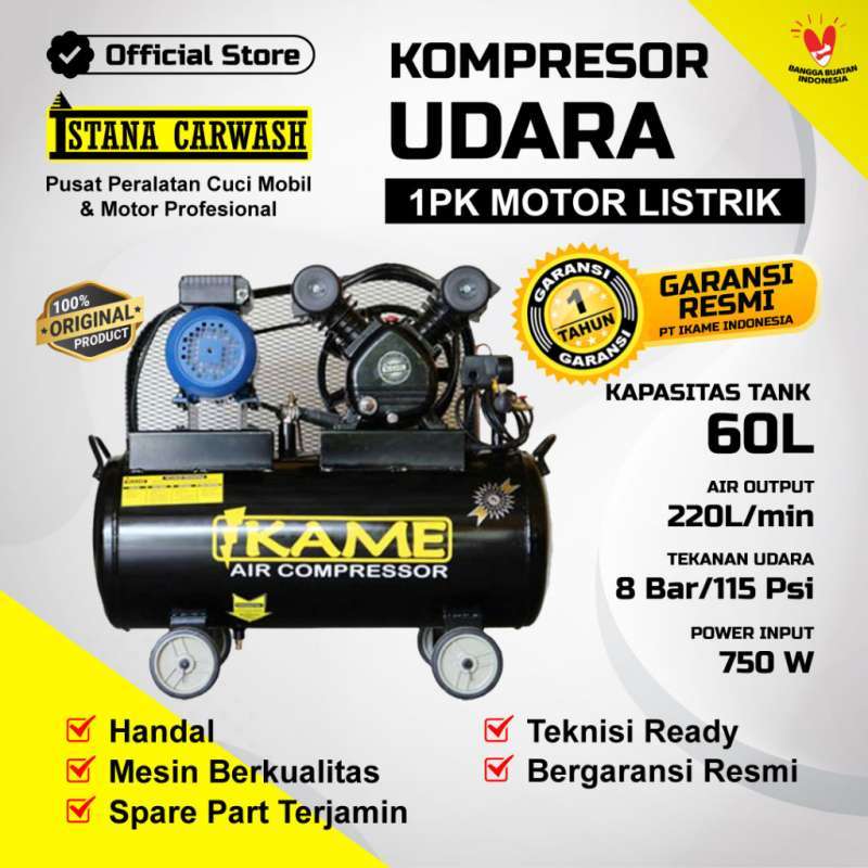 Promo Kompresor Udara / Kompresor Angin Listrik / Air Compressor 1 Pk ...
