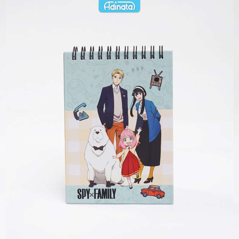 Jual Spy X Family A6 Memo Spiral Notebook 2331-4336 - Adinata / Buku ...