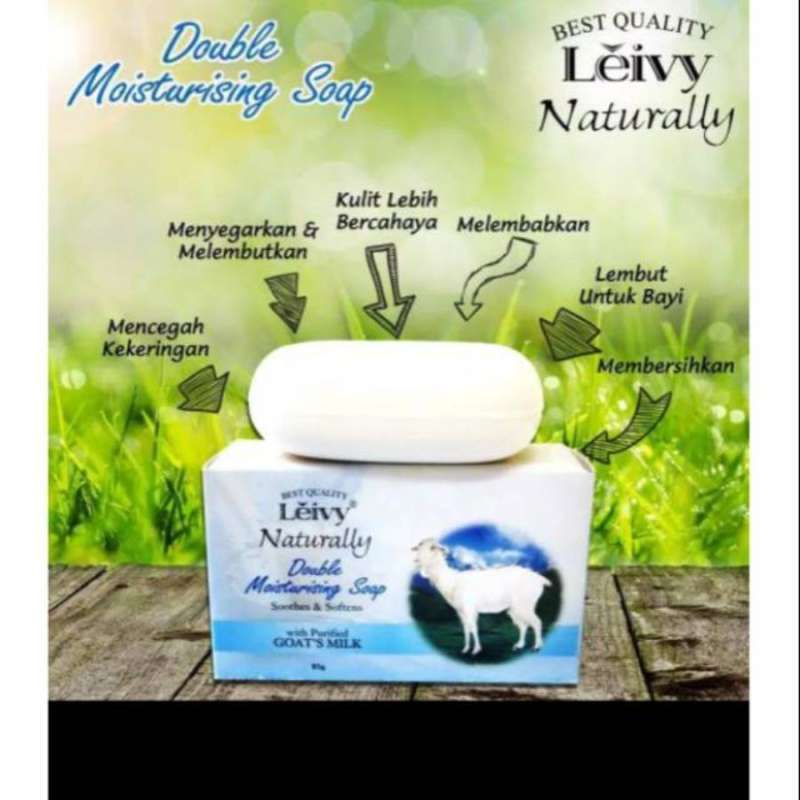 Jual Sabun Leivy Bar Soap Goat's Milk Di Seller Benny Kosmetik ...