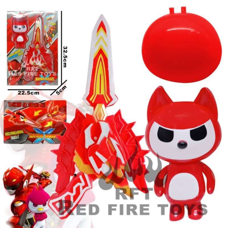 Promo Hot Mainan Mini Force Ranger Robot Dan Maskot Miniforce Sammy ...