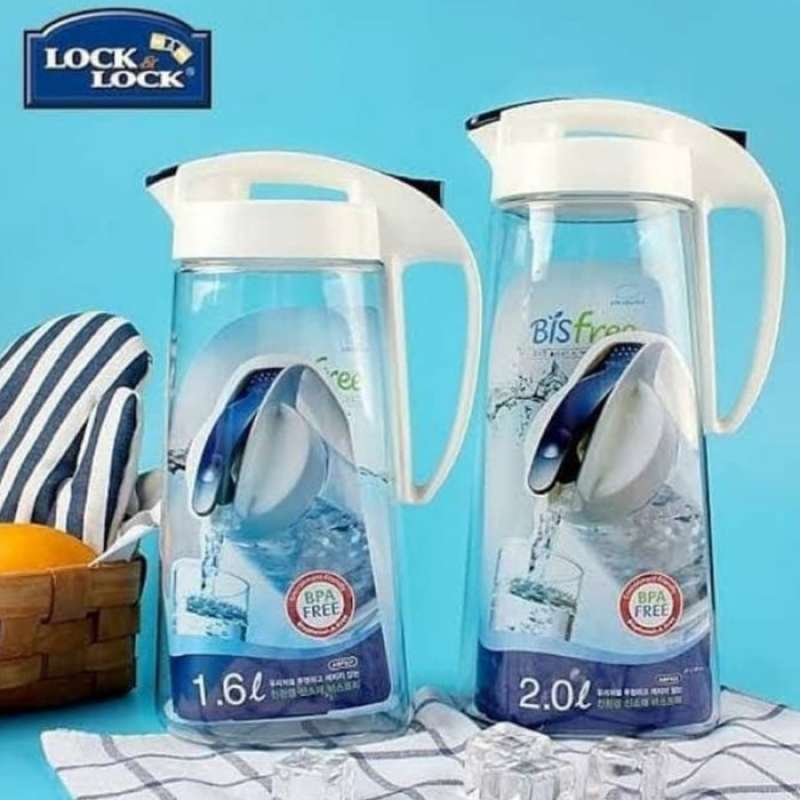 Jual Lock N Lock Jug 1.6l Abf631 Botol Air Bisfree One Touch Bottle Di ...