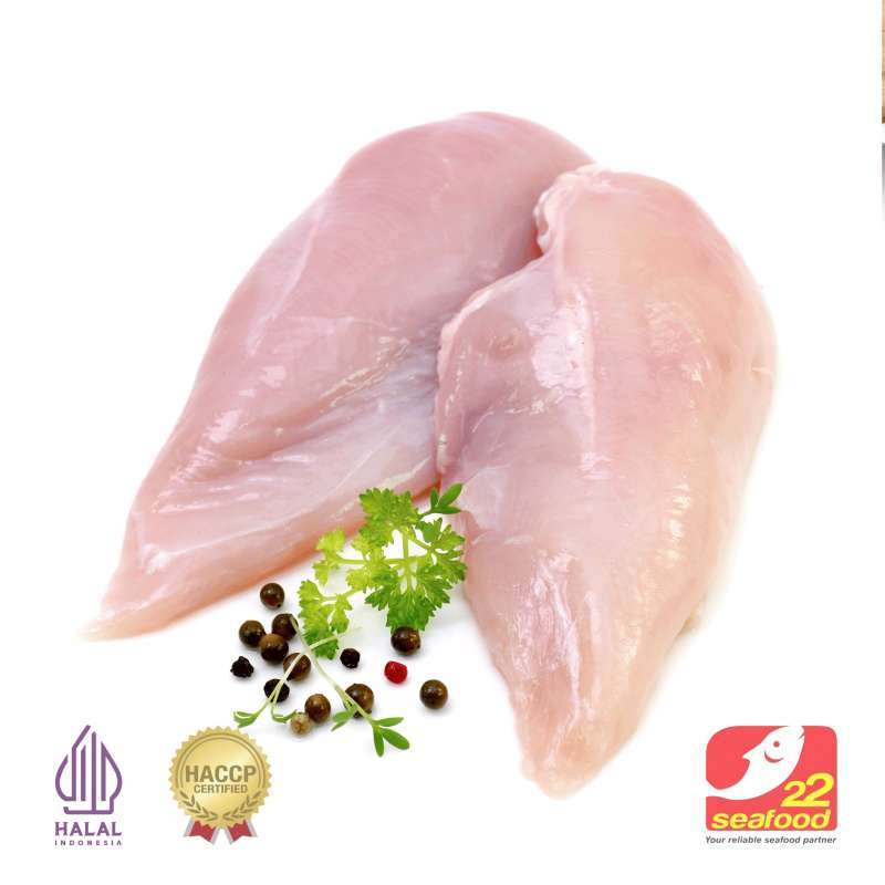 Jual Dada Ayam Fillet Boneless 1 Kg / Dada Ada Kulit / Seafood 22 Di ...