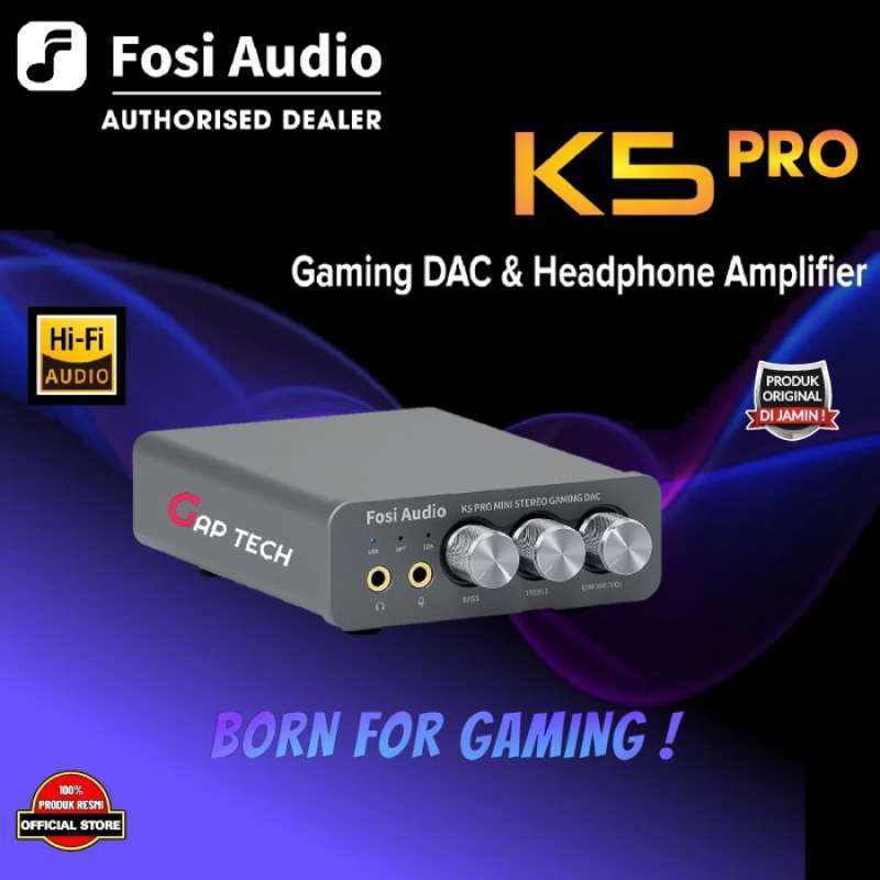 Promo Terbaik Fosi Audio K5 Pro / K5Pro Hi-Fi Gaming Dac & Headphone Amplifier / Dac Baru Diskon ...