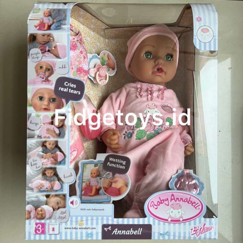 Jual Baby Born Annabell With Green Eyes Soft-bodied Baby Doll Di Seller ...