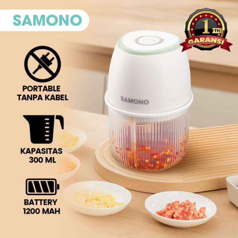 Jual Samono Swl5 Mini Chopper Blender Portable Gilingan Mini Bumbu ...