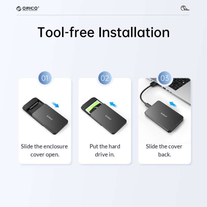 Jual Orico 2588U3-V1 External Hardisk SSD Portable 2.5 USB 3.0 ...