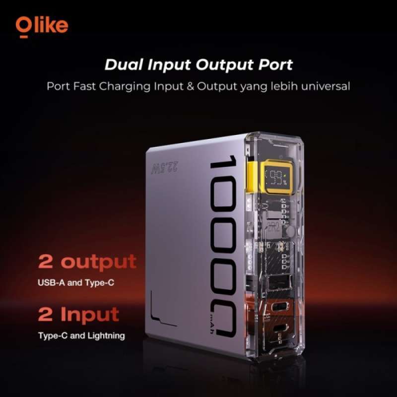 Jual Olike Powerace P8 Powerbank 10000mah Fast Charging Vooc Pd Qc 22 ...