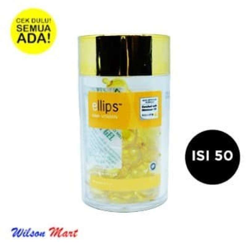 Jual ELLIPS ELIPS HAIR VITAMIN SMOOTH AND SHINY KUNING ISI 50 CAPSULES ...