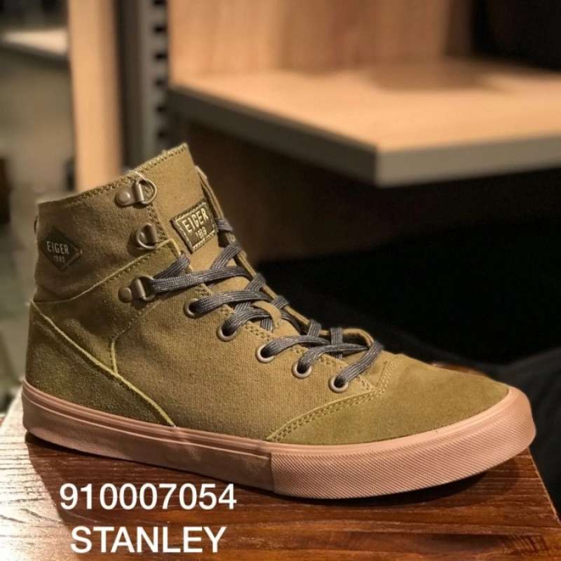 Promo Sepatu Sneakers High Cut Eiger Original 1989 Stanley 7054 - 39 ...