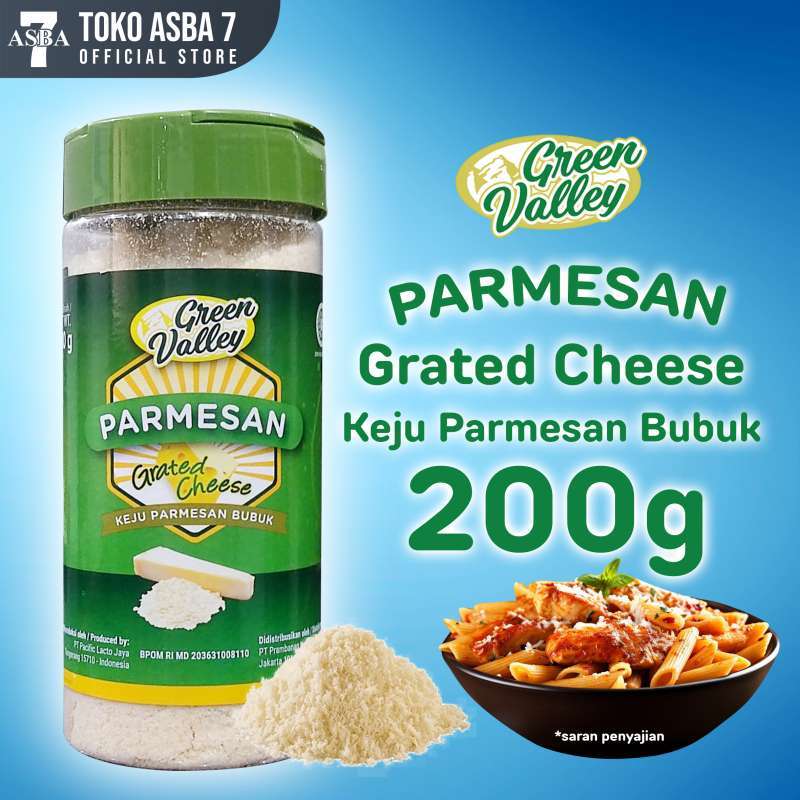 Jual Green Valley Grated Parmesan Cheese Shaker 200g Di Seller Toko ...