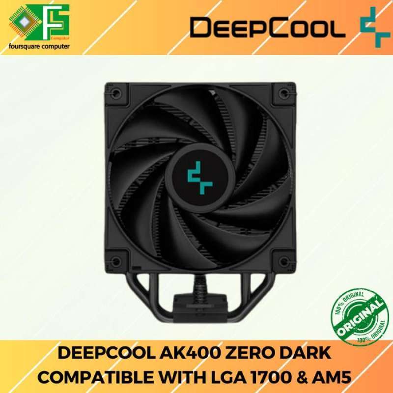 Promo Cpu Cooler Deepcool Ak400 Zero Dark | Hsf Cpu Air Cooler Diskon ...