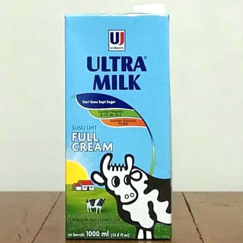 Jual Susu Ultra Milk Kotak UHT Rasa Full Cream - 1000 ml | 1 liter (6 Pcs) di Seller Supermart ...