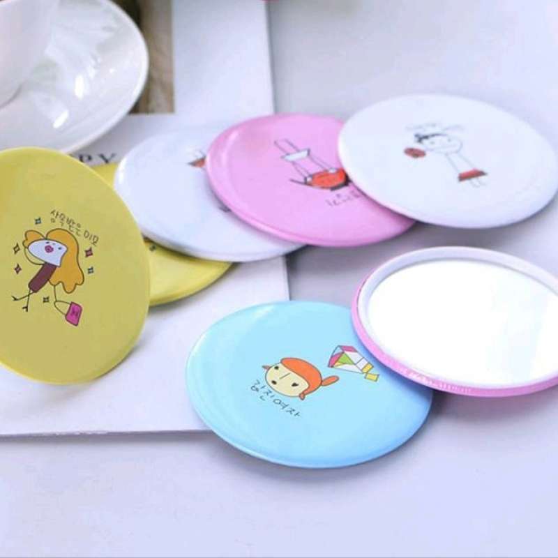Jual Cermin Rias Mini Korea Kaca Makeup Mini Bulat Souvenir Pernikahan ...