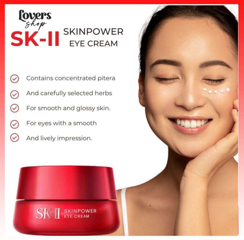 Promo SK-II/SK2/SKII/SK II SKIN POWER EYE CREAM 15 G skinpower eye Diskon 23% di Seller Jamica ...