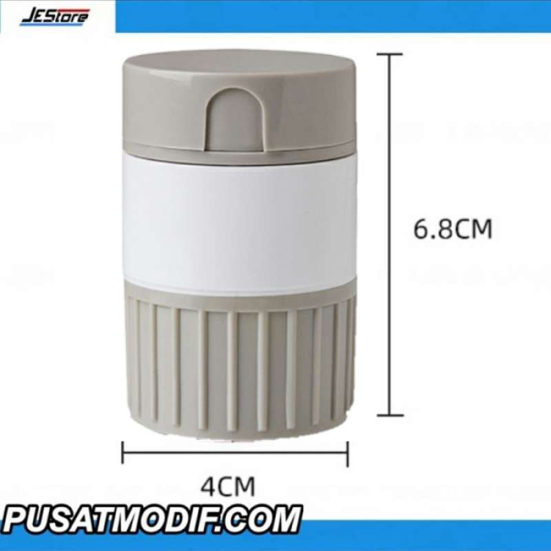 Jual Pill Grinder Cutter 4in1 ((pastel)) Gerus Obat Kotak Obat Tablet ...