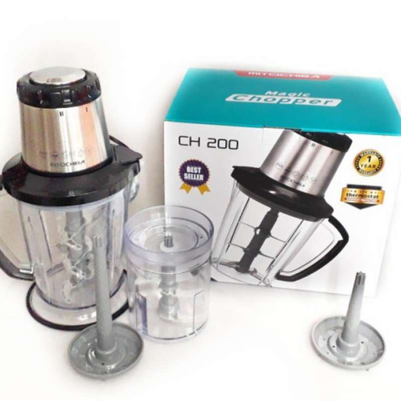 Promo FOOD CHOPPER 3 PISAU MITOCHIBA CH 200 MITO MAGIC CHOPPER Diskon ...