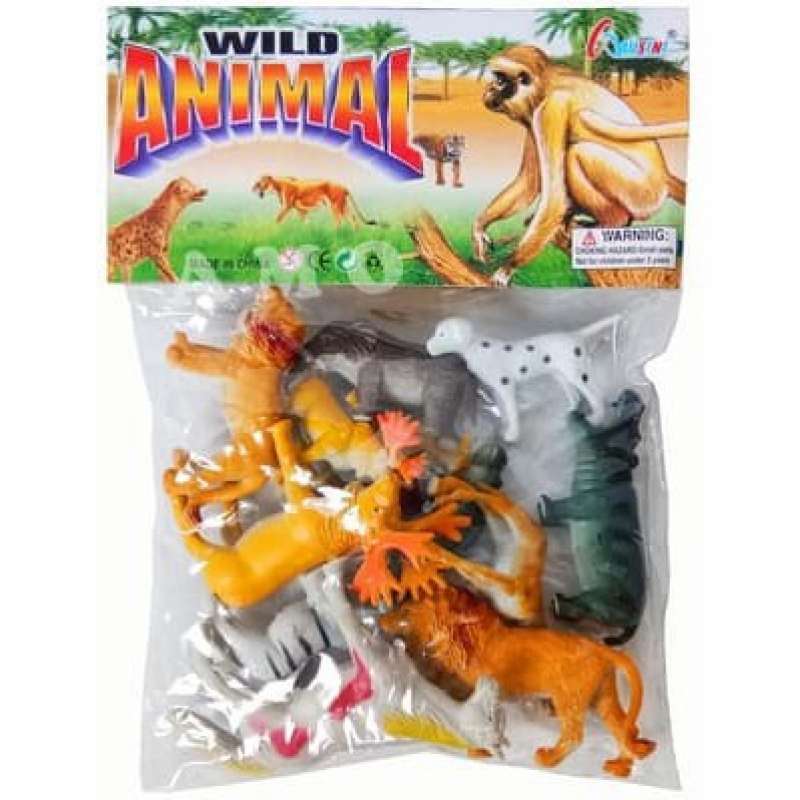 Jual Mainan Figure Binatang Animal World Anak Belajar Nama Dan Bentuk ...