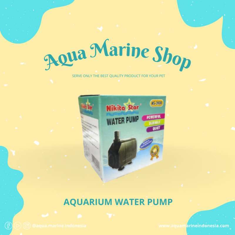 Promo Pompa Aquarium Nikita Star Ns-3900 / Pompa Kolam / Pompa ...