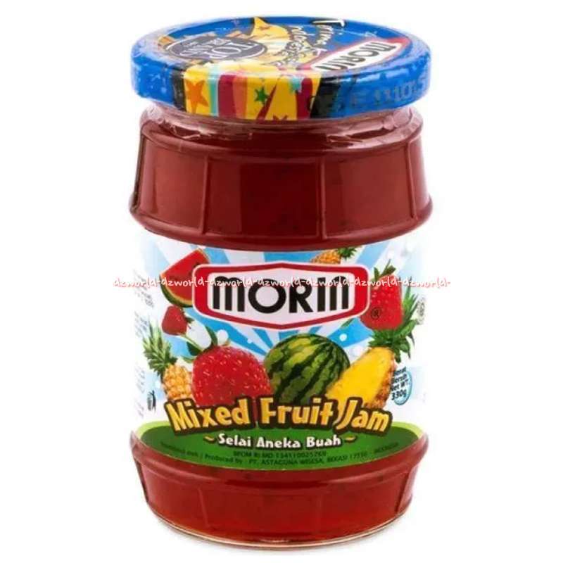 Jual Morin 450gr Selai Strawberry Jam Mixed Fruit Kaya Spread Kemasan ...