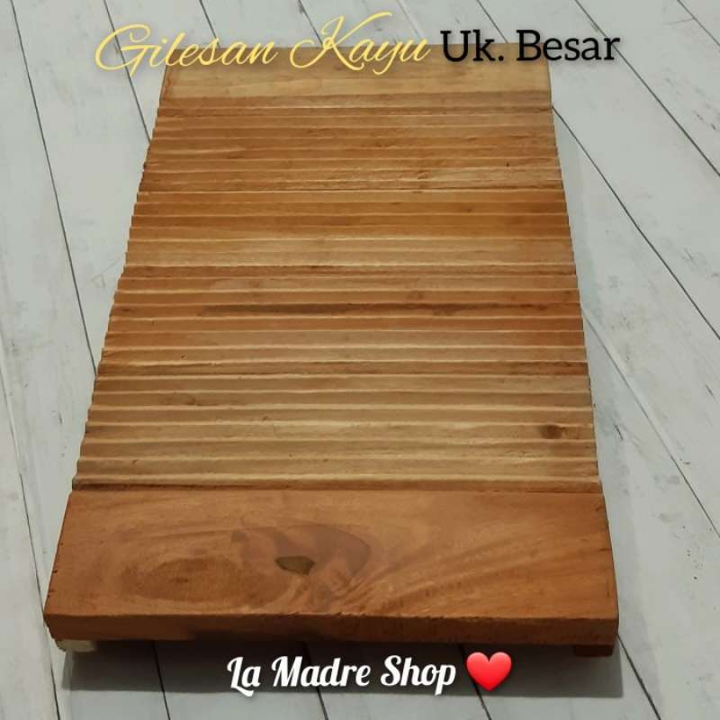 Promo GILESAN KAYU Papan Cuci Baju Tradisional â ¤ Uk. Besar 39 x 60 cm ...