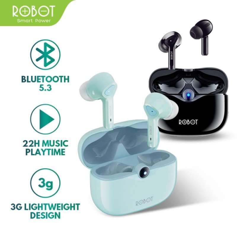 Promo Headset Bluetooth Robot T30 Airbuds Earphone True Wireless ...