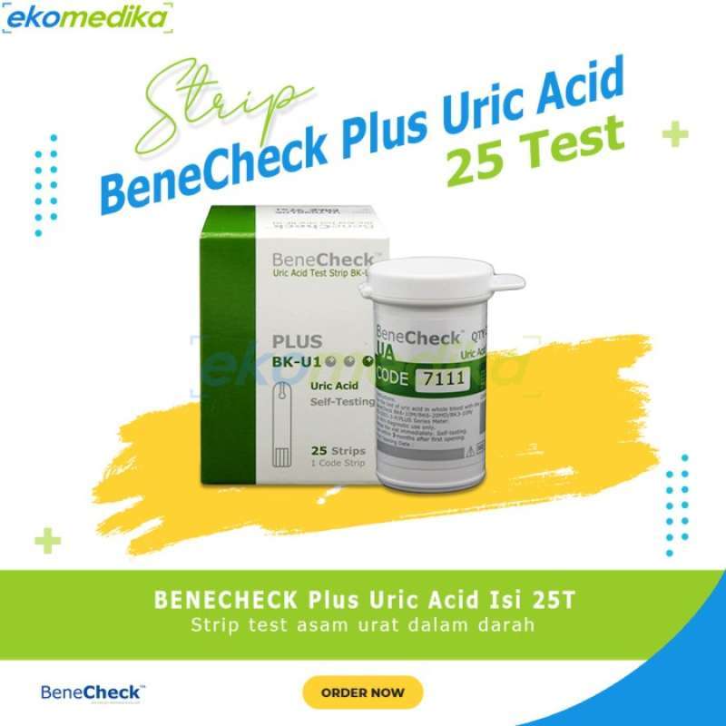 Promo Benecheck Plus Uric Acid Strip Diskon 33% Di Seller Danmart ...