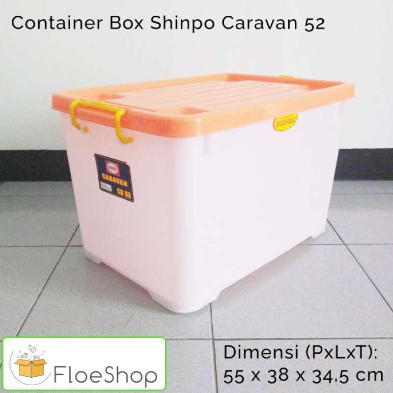 Promo Box Container / Kontainer Shinpo Cb 52 Caravan (52 Liter) Diskon ...