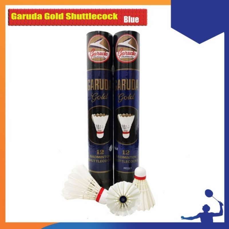 Jual Kok Garuda Gold Biru Shuttlecock Badminton Shuttle Cock ...