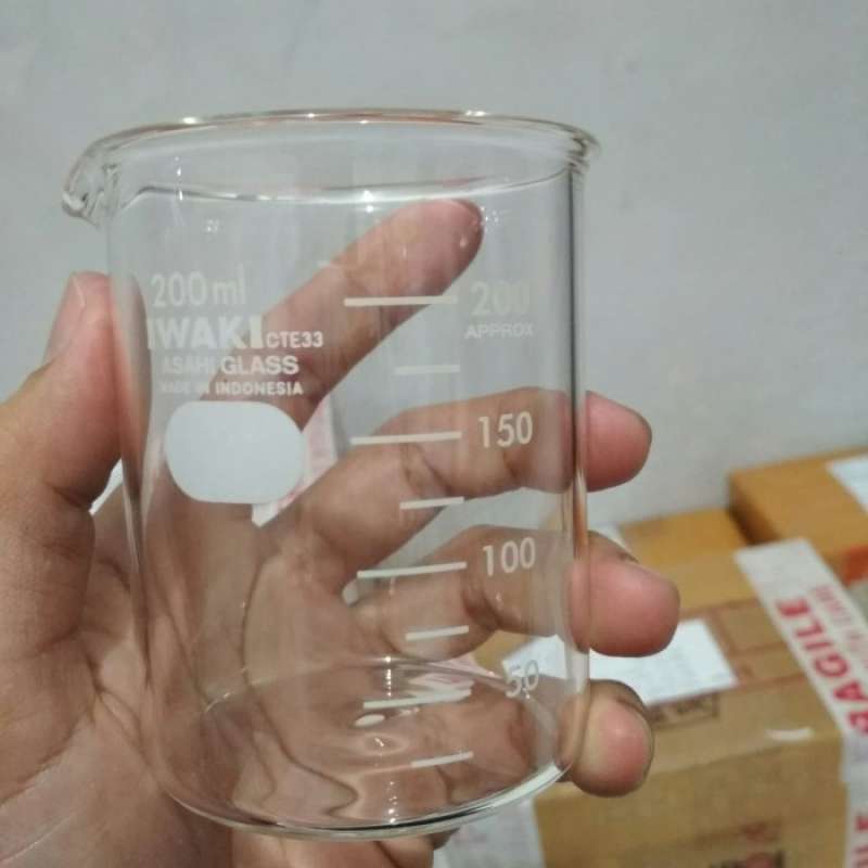Promo Beaker Glass Iwaky Low Form 200 Ml/gelas Kimia Iwaki Diskon 33% Di Seller Danmart - Pondok ...