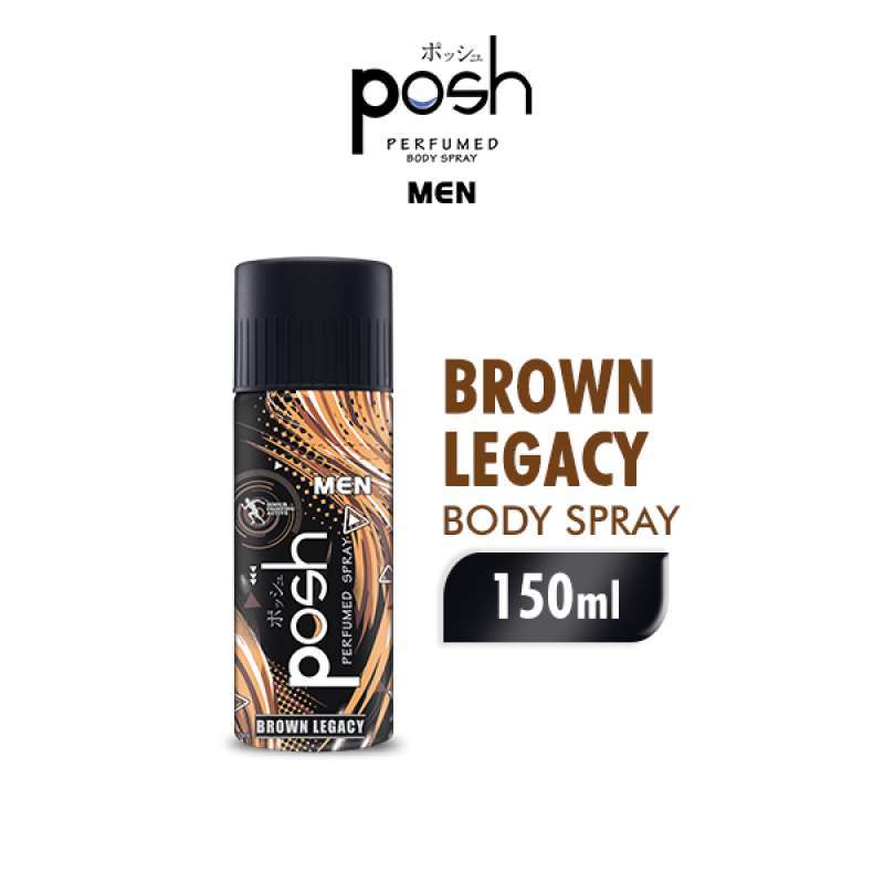 Promo Posh Men Brown Legacy Body Spray [150 Ml/ Botol] Diskon 23% Di ...