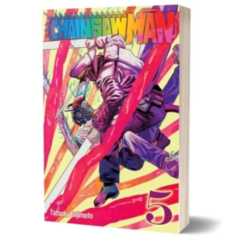 Promo Chainsaw Man Vol.5 By Tatsuki Fujimoto (original Paperback ...