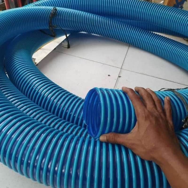 Promo Selang Hisap Spiral Biru Size 2-1/2inch Pompa Irigasi Pvc Suction ...
