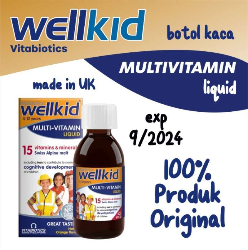 Promo Wellkid Multivitamin Liquid Diskon 33% Di Seller Azzana Storee ...